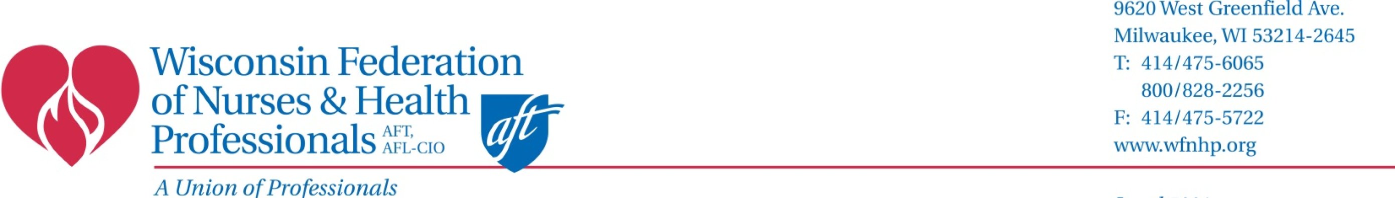 Wisconsin Federation of Nurses & Health Professionals | AFT Stateweb